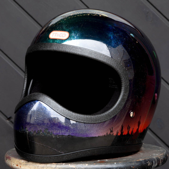 TT&CO. TOECUTTER ISSHIKI ONLY ONE 012 3/4 OPEN FACE MOTORCYCLE HELMET ...