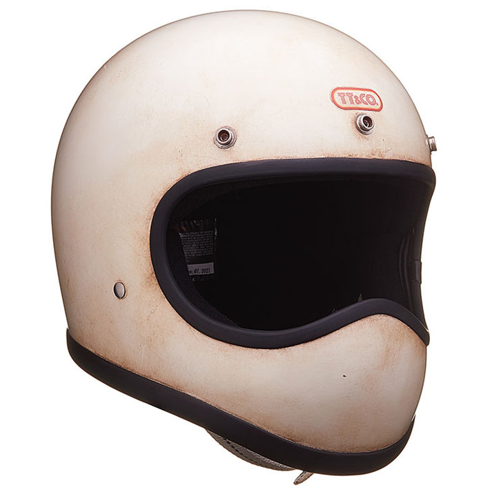 TT&CO. TOECUTTER SG/DOT MAPLEGLO BLACK VISOR SMALL FULL FACE – TT AND ...