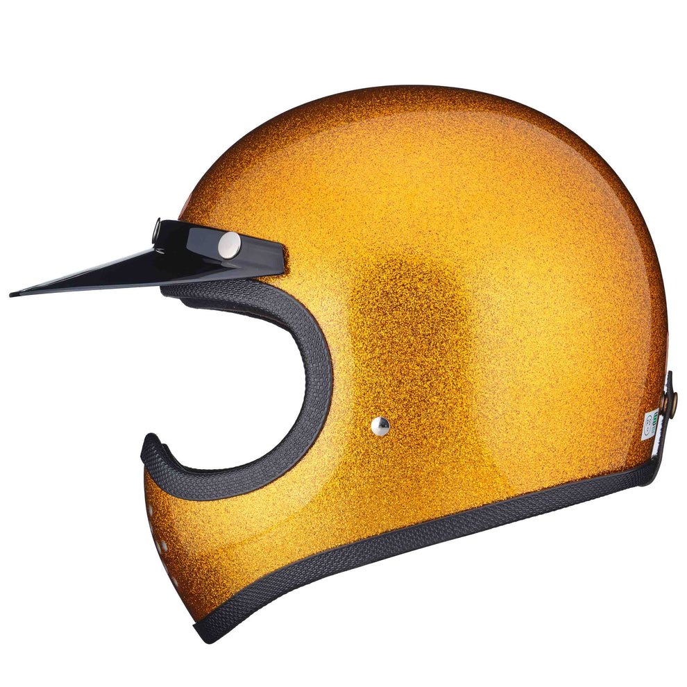 TT&CO. TOECUTTER SG/DOT GINGIRA 70's CUSTOM1 ORANGE SMALL FULL FACE ...