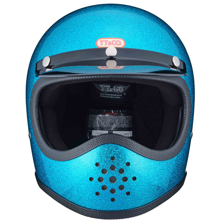 TT&CO. TOECUTTER SG/DOT GINGIRA 70's CUSTOM1 LIGHT BLUE SMALL FULL FACE ...