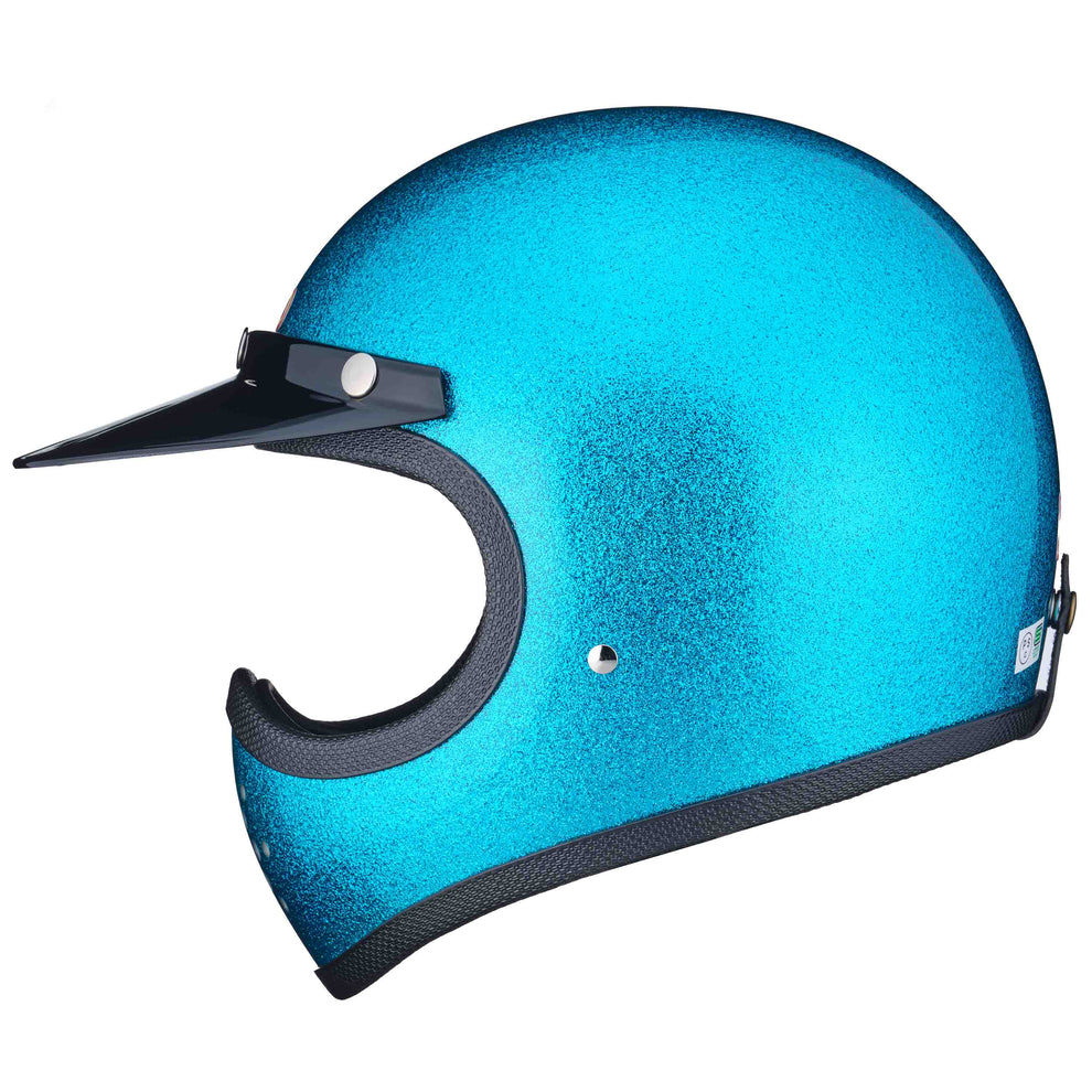 TT&CO. TOECUTTER SG/DOT GINGIRA 70's CUSTOM1 LIGHT BLUE SMALL FULL FACE ...