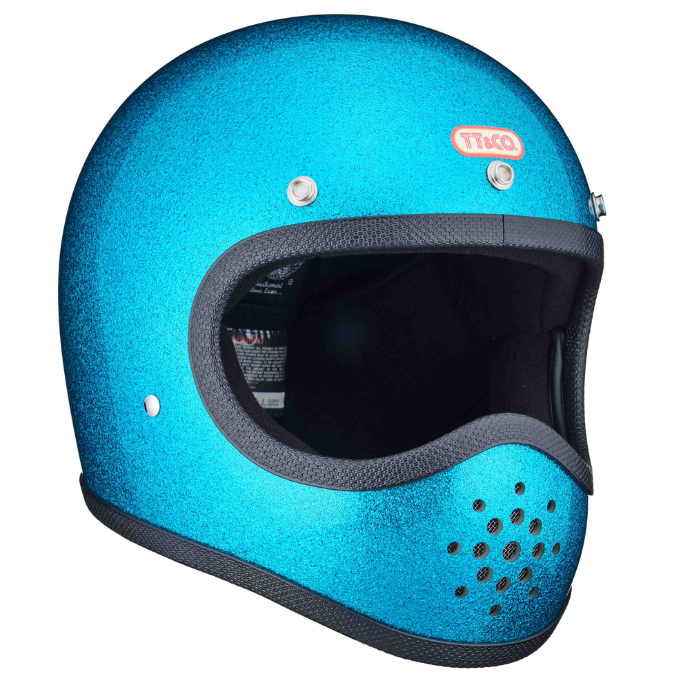 TT&CO. TOECUTTER SG/DOT GINGIRA 70's CUSTOM1 LIGHT BLUE SMALL FULL FACE ...