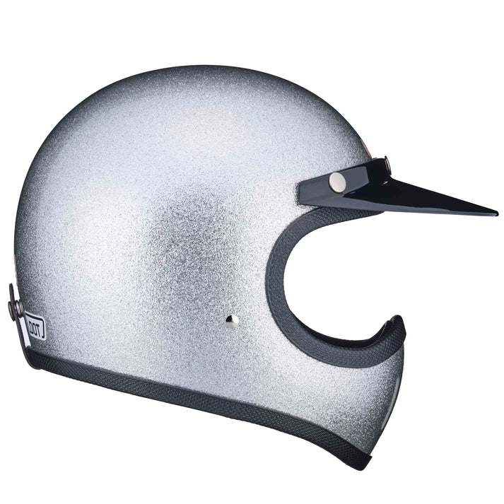 TT&CO. TOECUTTER SG/DOT GINGIRA 70's CUSTOM2 SILVER SMALL FULL FACE ...