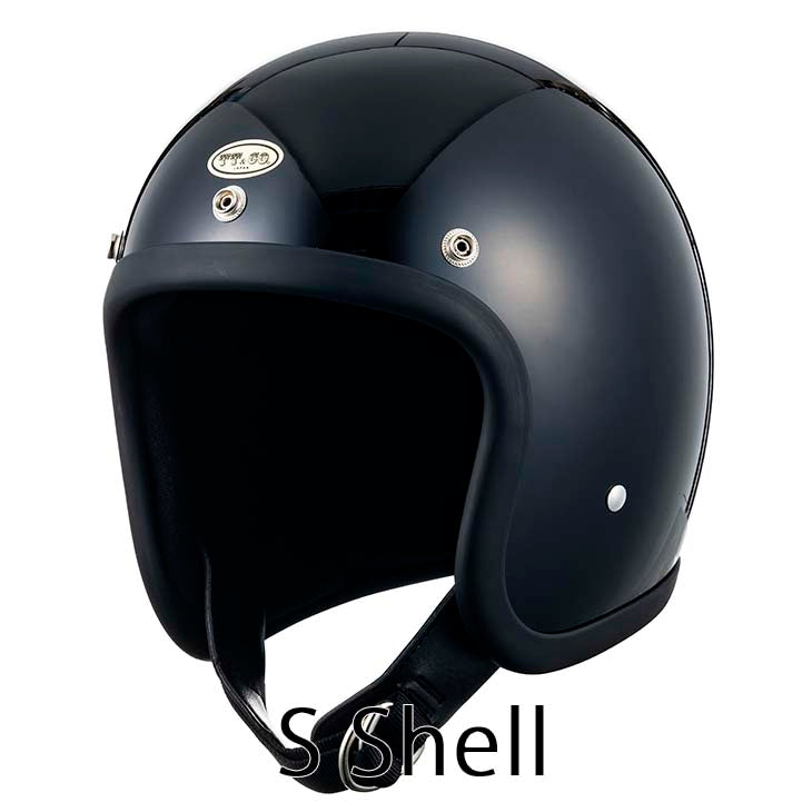TT&CO. NEW MODEL 500-TX STANDARD BLACK 3/4 OPEN FACE MOTORCYCLE HELMET ...