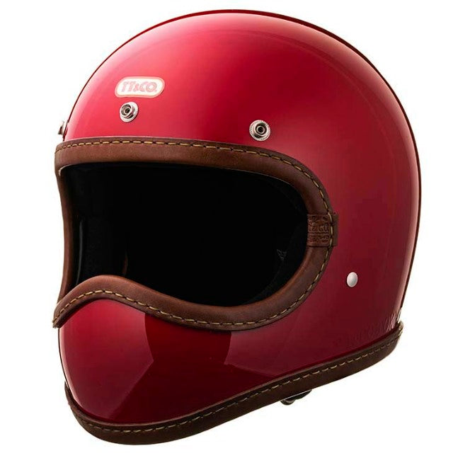 TT&CO. TOECUTTER SG/DOT LEATHER RIM SHOT HAND SEWN BROWN LEATHER RED ...