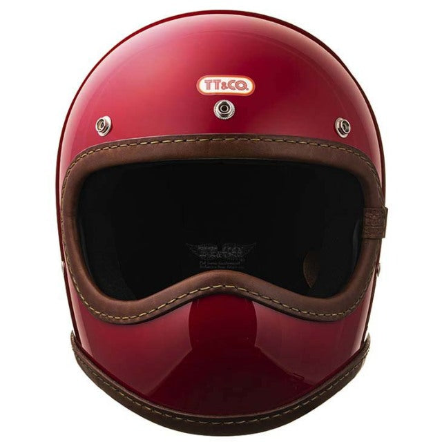 TT&CO. TOECUTTER SG/DOT LEATHER RIM SHOT HAND SEWN BROWN LEATHER RED ...