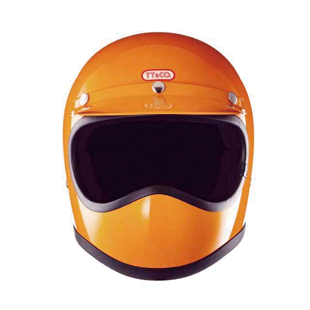 TT&CO. TOECUTTER SG/DOT STANDARD YELLOW SMALL FULL FACE MOTORCYCLE ...