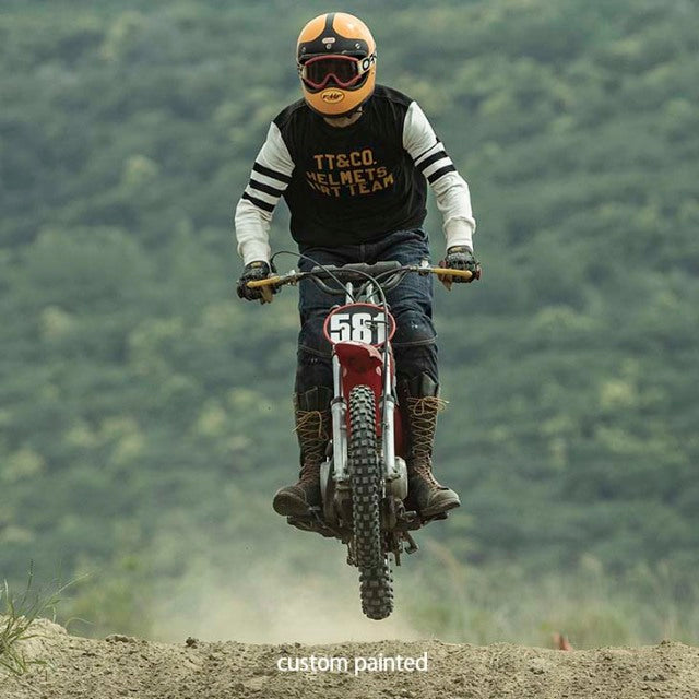 TT&CO. TOECUTTER SG/DOT STANDARD YELLOW SMALL FULL FACE MOTORCYCLE ...